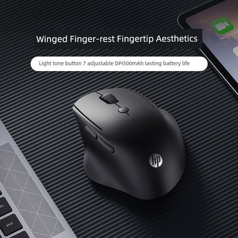 Беспроводная Bluetooth-мышь HP, бесшумная, трехрежимная, эргономичная, для ноутбуков и офиса, для мужчин и женщин с