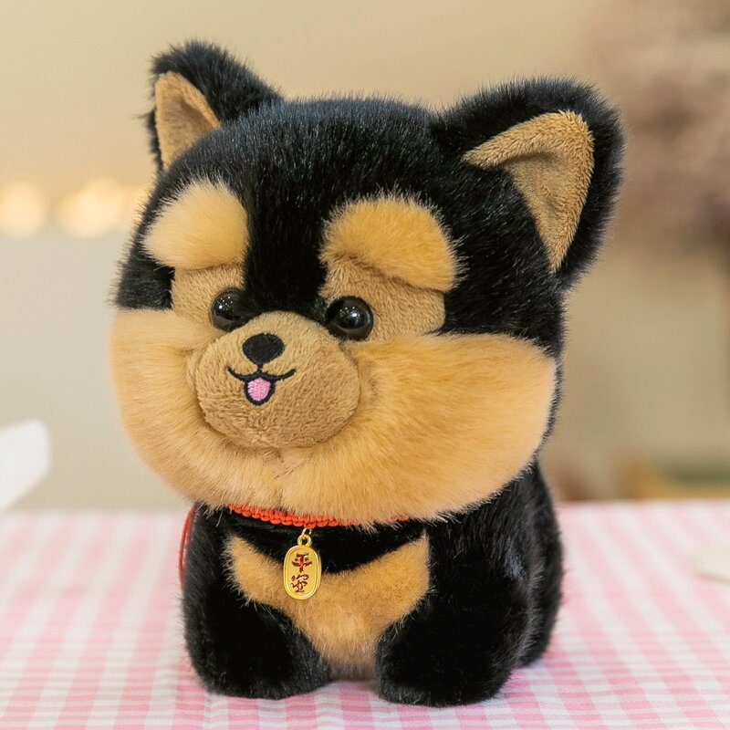 Милая собака, померанский шпиц, чайная чашка, кукла-собака, мягкая игрушка, имитация щенка, кукла, детский подарок для