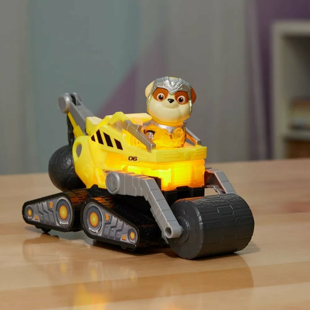 Игрушка Щенячий Патруль Rubble Крепыш и бульдозер PAW Patrol, звук, свет