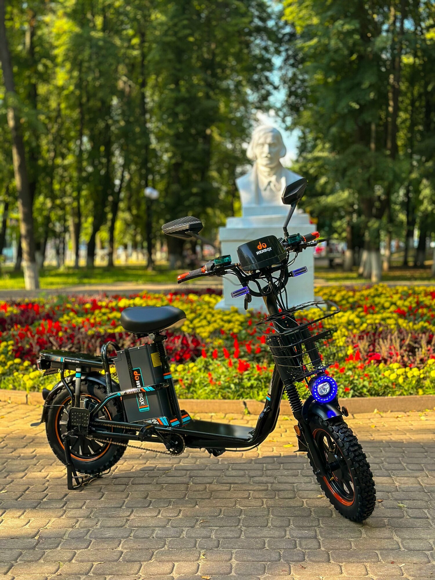 Электровелосипед Wenbox W33 Max 240W, 60V/30AH железо-фосфатный аккумулятор (LiFePo4)