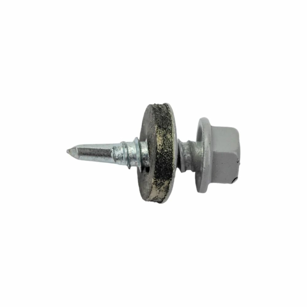 Кровельный саморез креп-комп 5,5x19 RAL7004 серый 250 шт. ск55197004кф