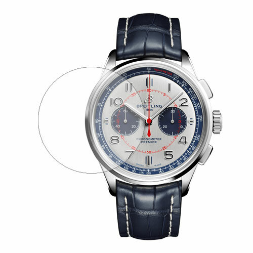 Скрин Мобайл защитный экран для часов Breitling AB0118A71G1P1 из гидрогелевая плёнка прозрачная