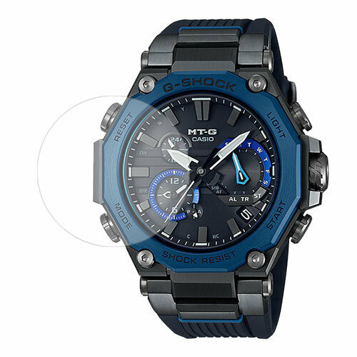 Скрин Мобайл защитный экран для часов Casio MTG-B2000B-1A2 из гидрогелевая плёнка прозрачная