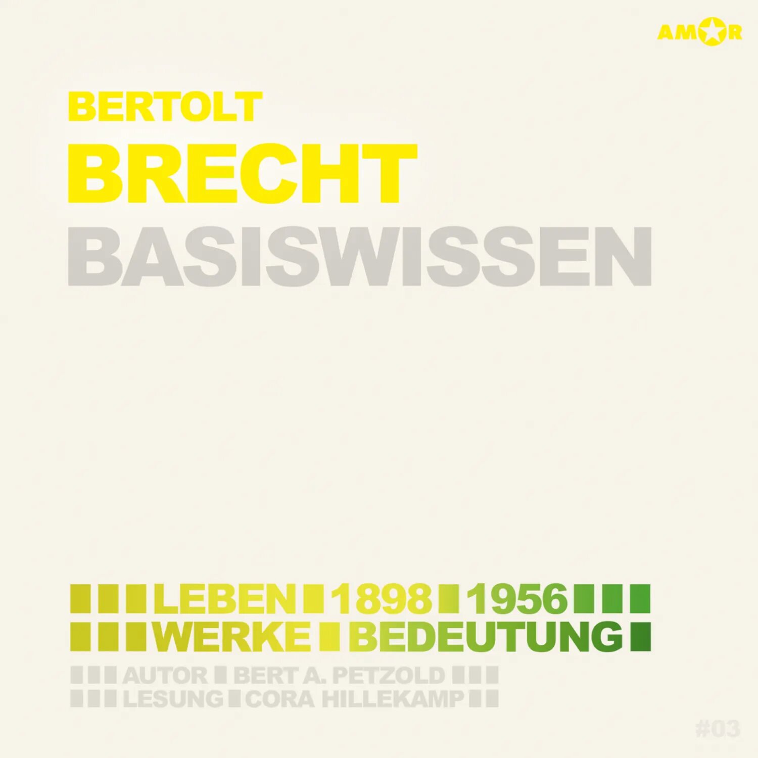 Bertolt Brecht (1898-1956) - Leben, Werk, Bedeutung - Basiswissen (Ungekürzt) [Аудиокнига]