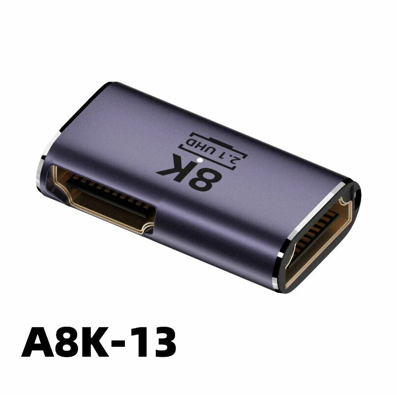 HDMI 2.1 адаптер 90° A8K-13, Цвет: A-A 8K13