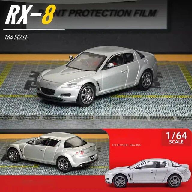 1:64 Mazda RX8 RX-8 Supercar литые игрушечные машинки и модели автомобилей миниатюрная модель игрушечная машинка для детей