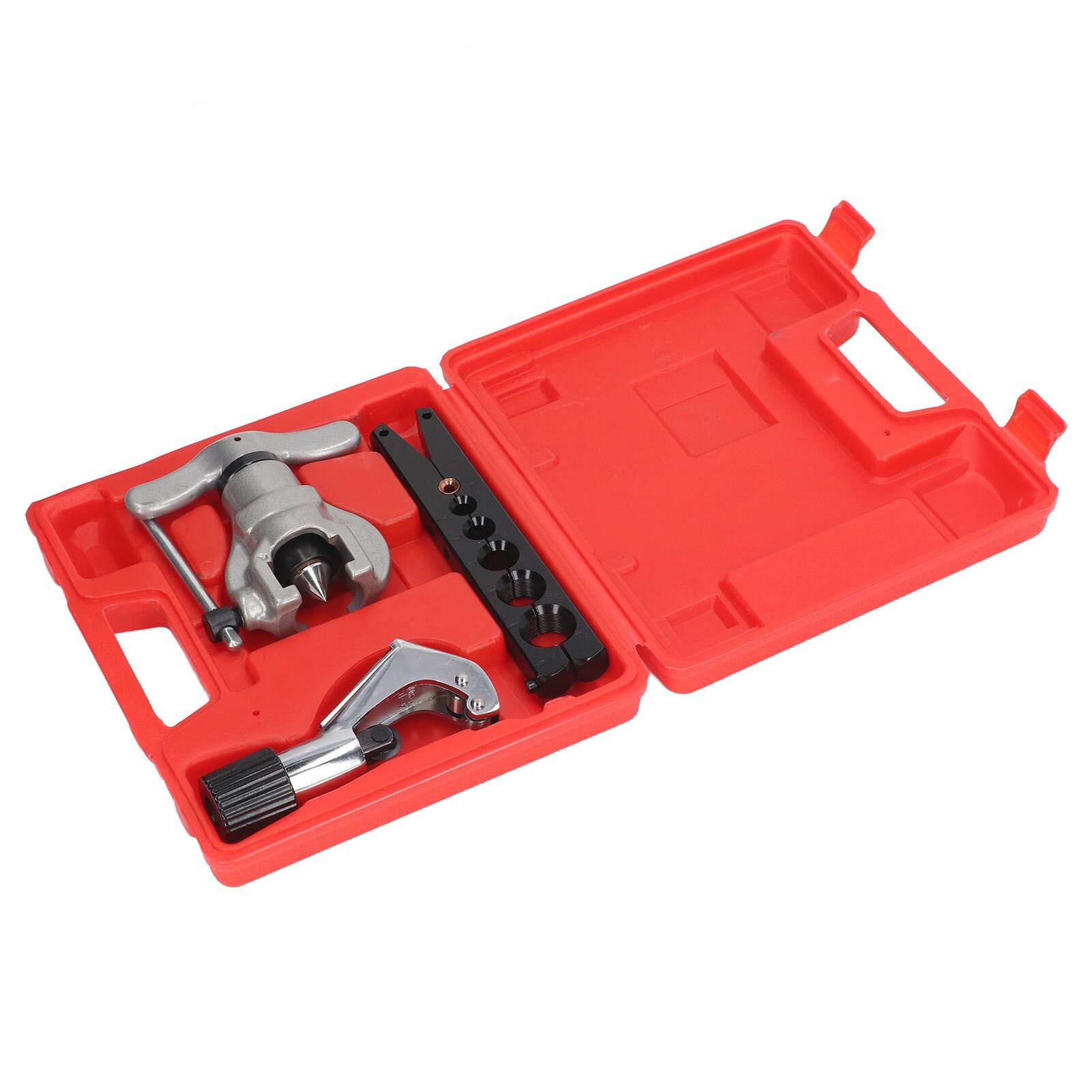 Набор из 3 шт, эксцентриковый конусный расширитель, клепальный расширитель для труб, 6 отверстий, одинарный зажим, эксцентриковый развальцовочный инструмент