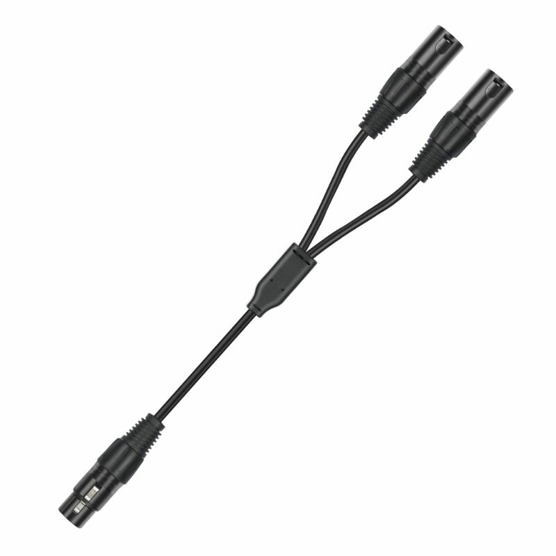 3-контактный разъем XLR к двойному разъему Y-образного типа-1 м