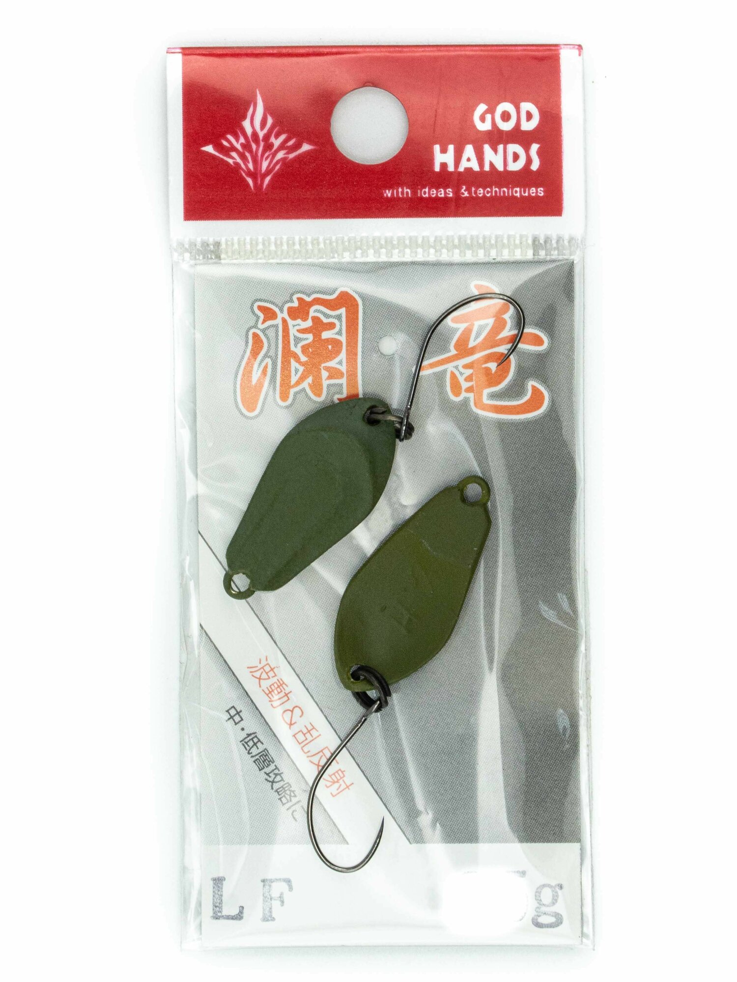 Японская блесна на форель God Hands Area Ranryu, 1.5 гр, LF / Форелевые приманки для рыбалки