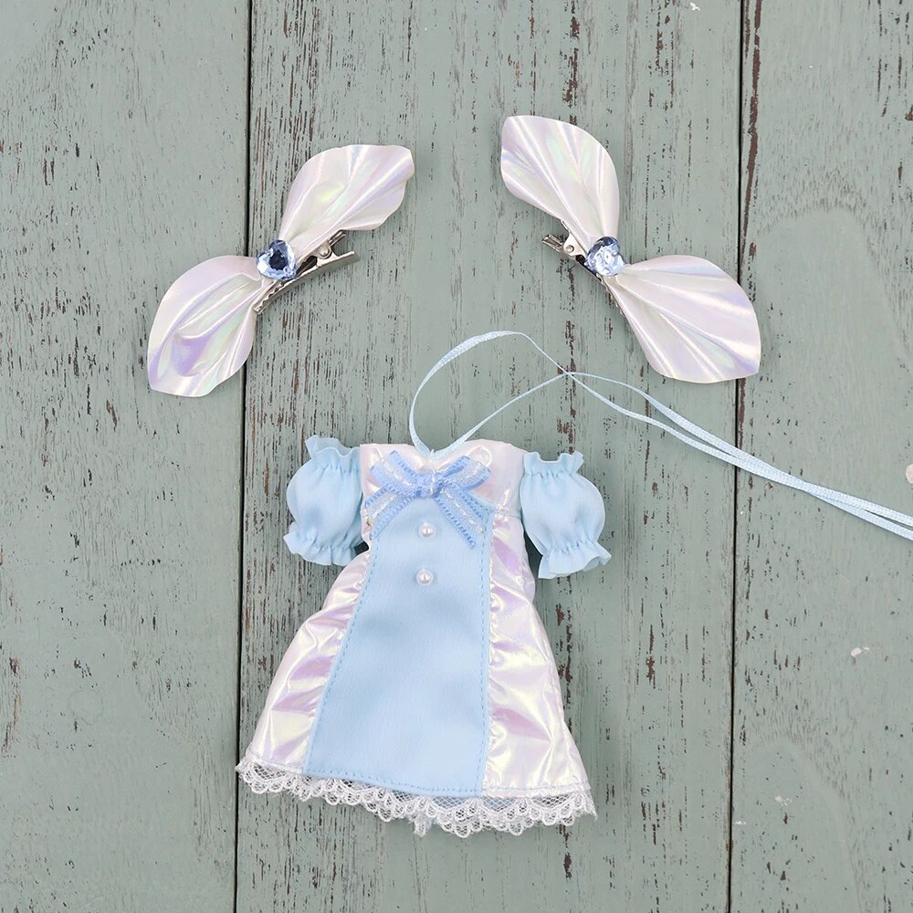 Комплект одежды для куклы Blyth 1/6, светло-голубой, Color: U
