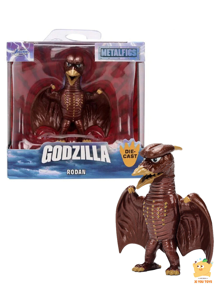 Родан Jada Toys Godzilla Metalfigs Rodan / Эти коллекционные модели Годзиллы, отлитые под давлением, высотой более 6 cm сантиметров, станут отличными подарками для детей.