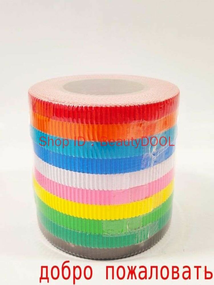 Набор гофрированных полосок для квиллинга VILY, 10 шт, бумага для скручивания, набор для рукоделия и творчества, цветные полоски для объемных композиций и открыток