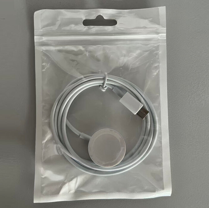 Беспроводное зарядное устройство с магнитным креплением для Apple Watch, 5W быстрая зарядка с Type-C кабелем,