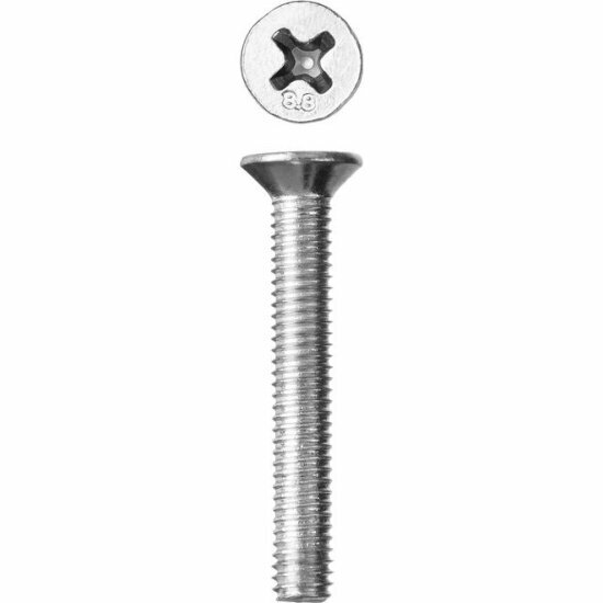 Винт DIN 965 Зубр M3x10 мм, 40 шт, кл. пр. 5.8, оцинкованный, 4-303116-03-010