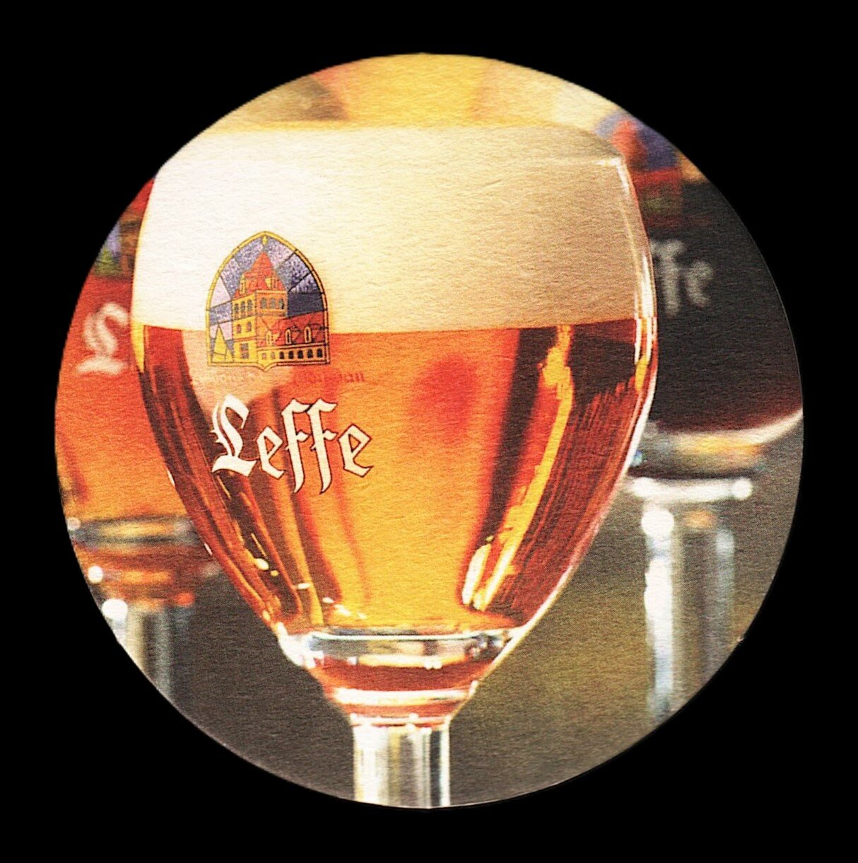 Бирдекель (костер) Leffe №5 Бельгия (подставка под пивной бокал)