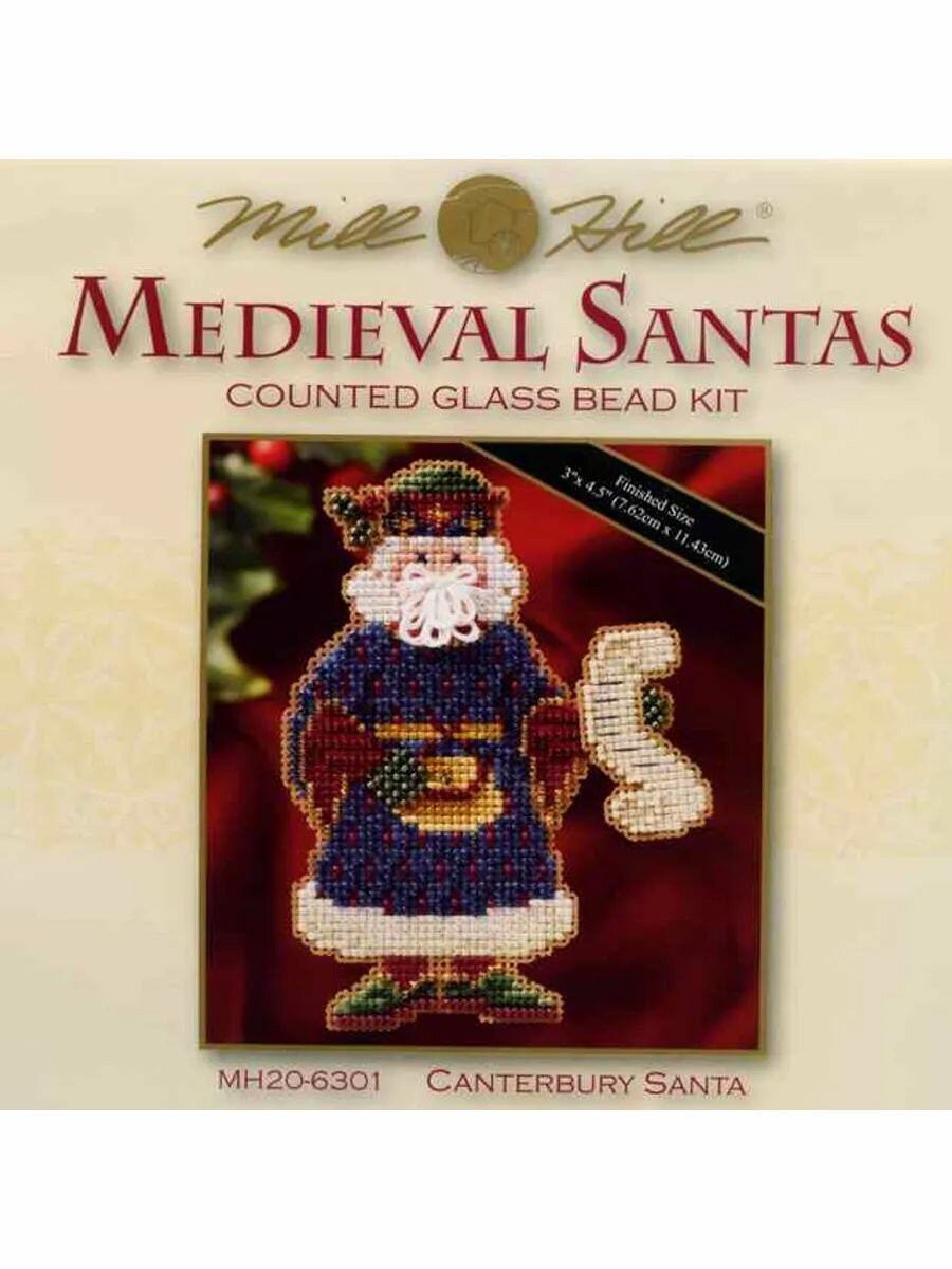 Набор для вышивания "Canterbury santa" / Mill Hill MH206301