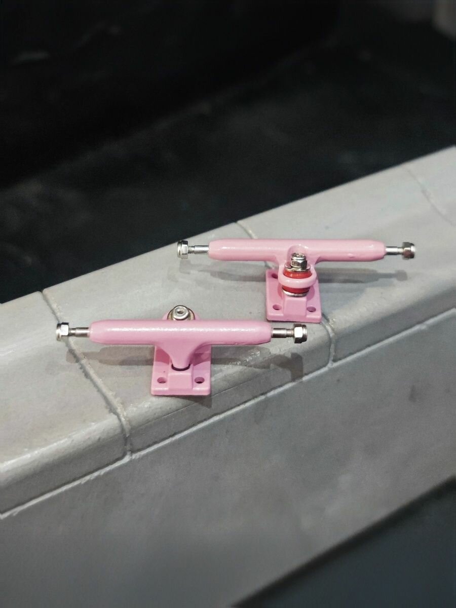 Траки для фингерборда MSS Pro PC new 34 мм нежно-розовые