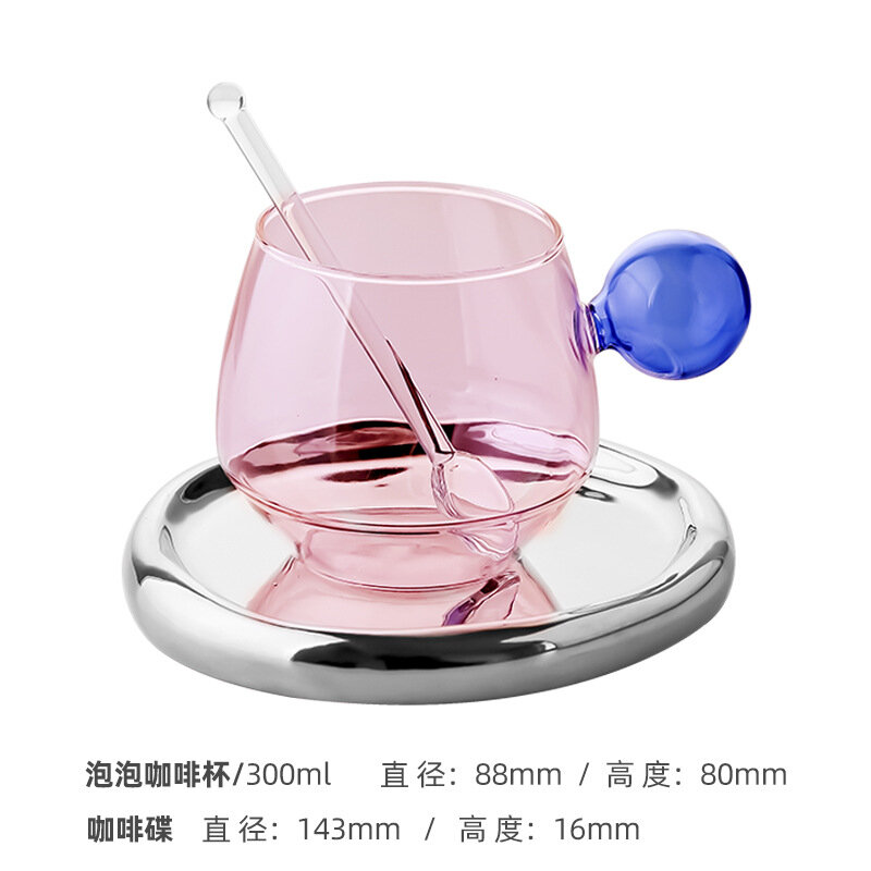 Дизайнерский нишевый набор из высококачественной легкой роскоши: чашка и блюдце для латте, изысканный британский набор для послеобеденного чая