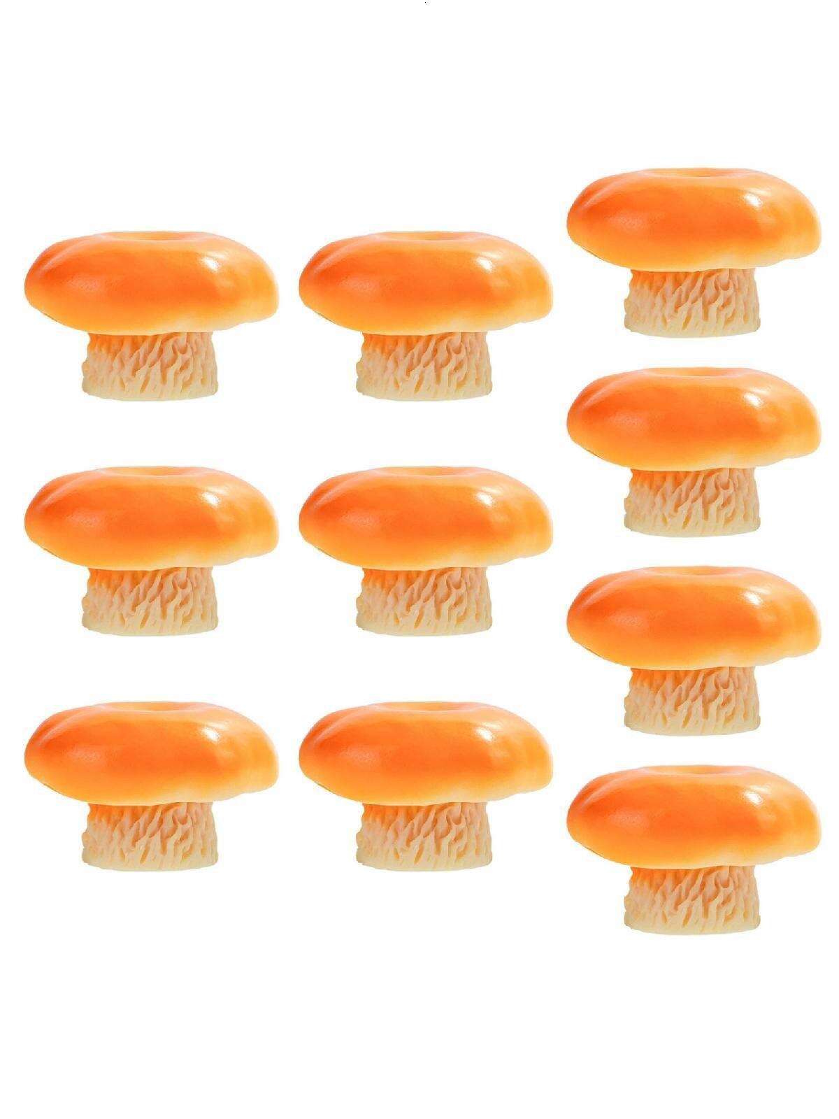10 шт. Украшения из грибов из смолы для наружного и внутреннего сада, украшения дома и поделок, миниатюрные украшения