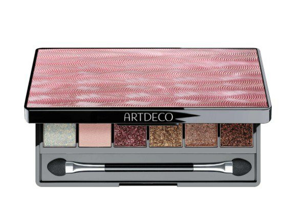 ARTDECO Сверкающая палетка GLITTERY EYESHADOW PALETTE, тон 4, 6x 1,6 г
