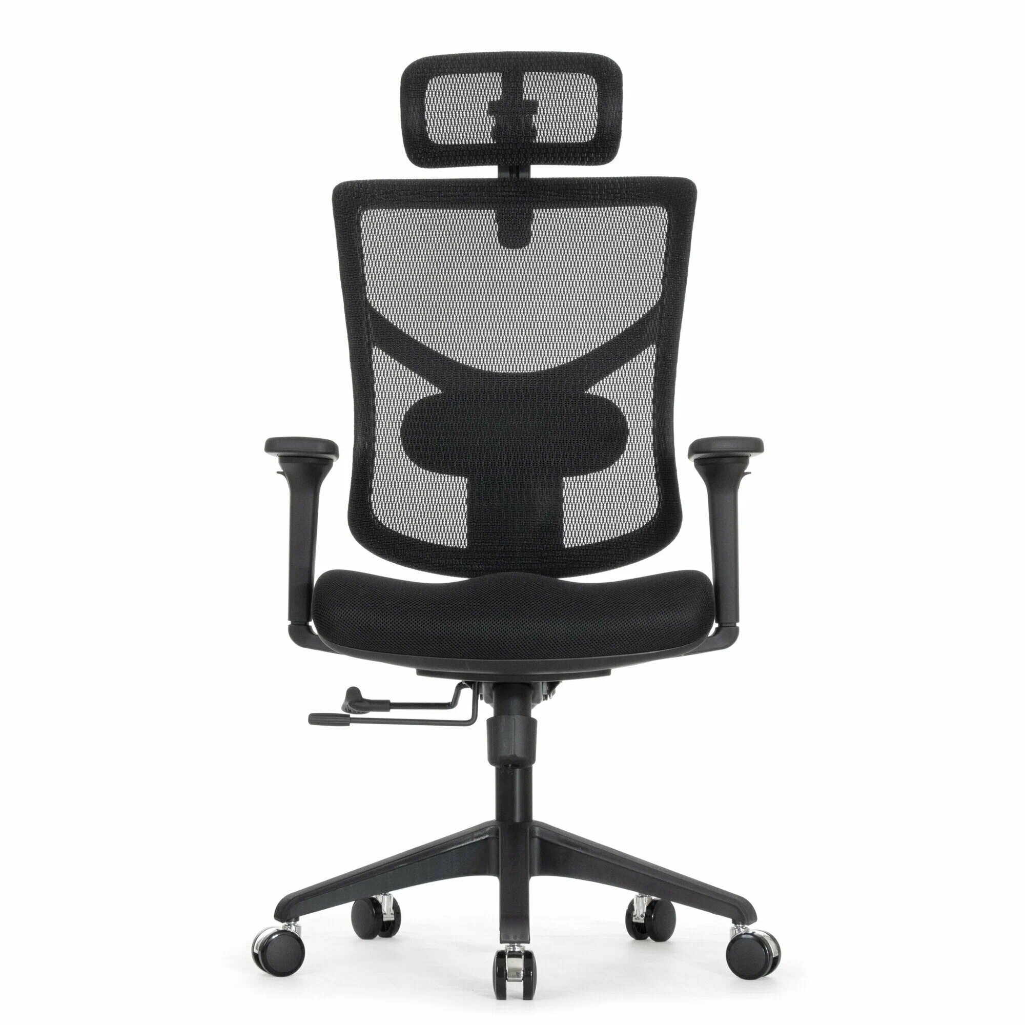 Кресло FALTO STAR OFFICE ERGO 3 (3D поясничный упор,3D подлокотник 5D подголов, сетка, ткань, черный)