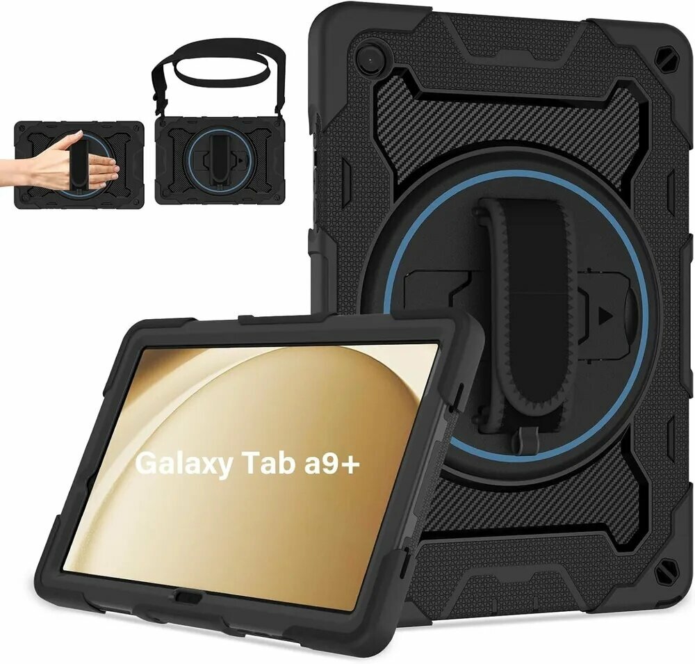 Чехол для планшета Samsung Galaxy Tab A9 Plus 5G/ A9+ (11 Inch) SM-X210/X216/X218, черный