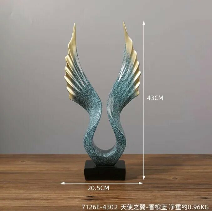 Коллекционная фигурка "Ангельские крылья"43CM, Украшение рабочего стола индивидуальность креативность