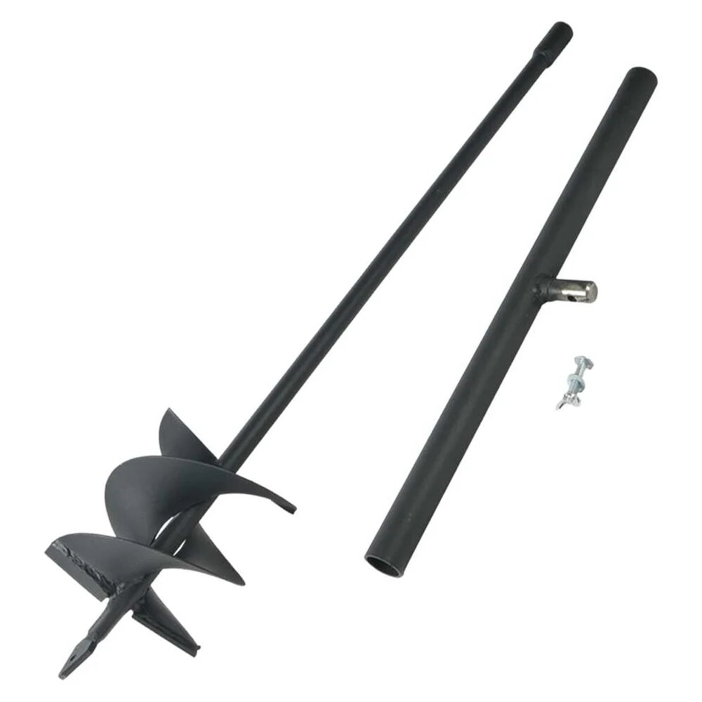 Бур-шнек универсальный с рукояткой НШУ-150/ЗЕМ Калибр, для бурения неглубоких скважин диаметром 150