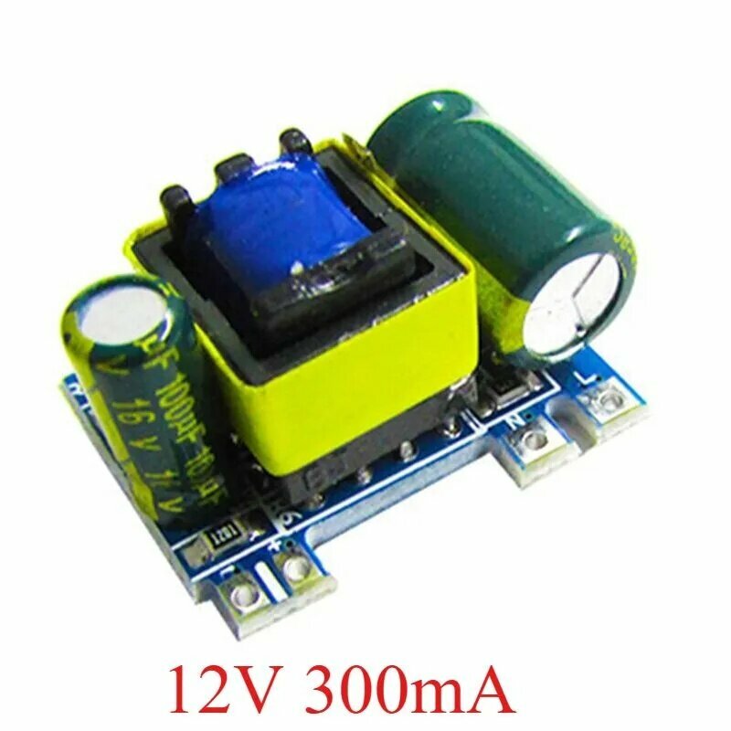 AC-DC 5V 700mA 12V 300mA 3,5 Вт Изолированный модуль питания с переключателем, понижающий преобразователь 220 В, поворот 5 В / 12 В