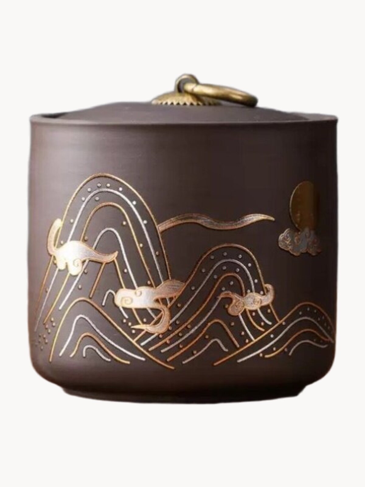 Пепельница из красной глины с крышкой, ветрозащитная пепельница для дома, отелей, баров 9 см