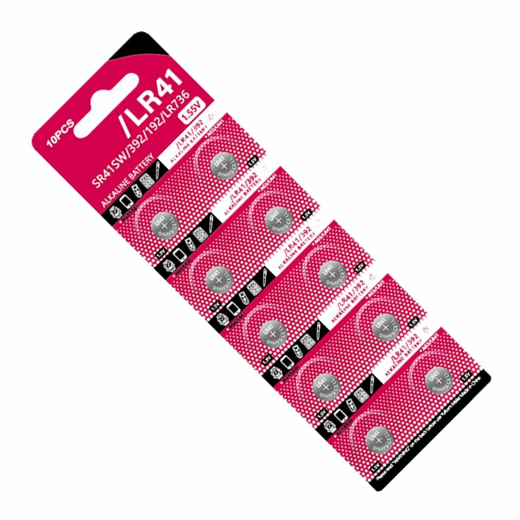10 шт, AG3 кнопочная батарейка LR41, светящаяся подарочная игрушка