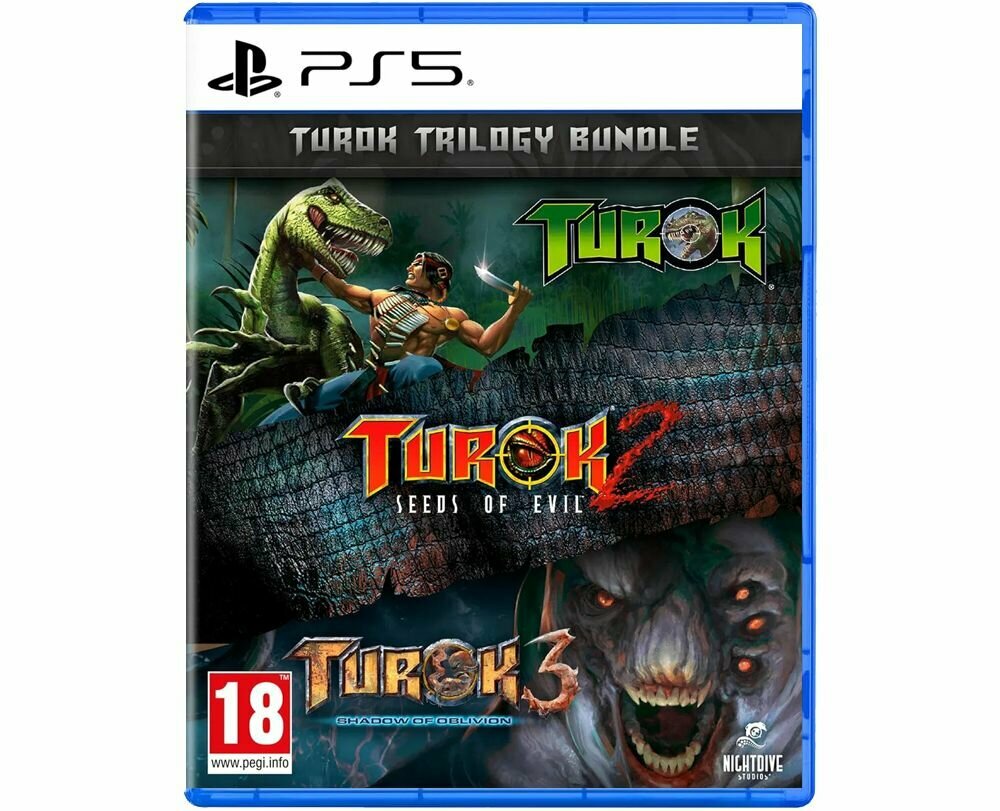 Игра Turok Trilogy Bundle для PS5 (английская версия)