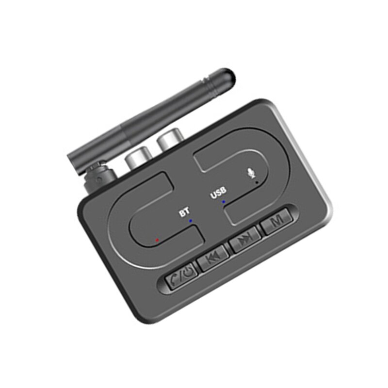 Автомобильный Звуковой Приемник 6.0, совместимый с Bluetooth, с USB-Портом 3,5 мм для Потоковой Передачи Музыки В Автомобиле, Аксессуары Для Звонков