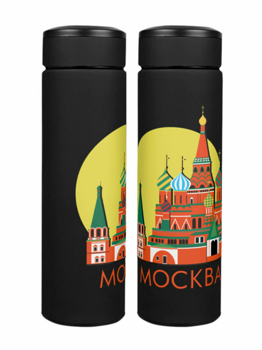 Термос «Москва» (черный)