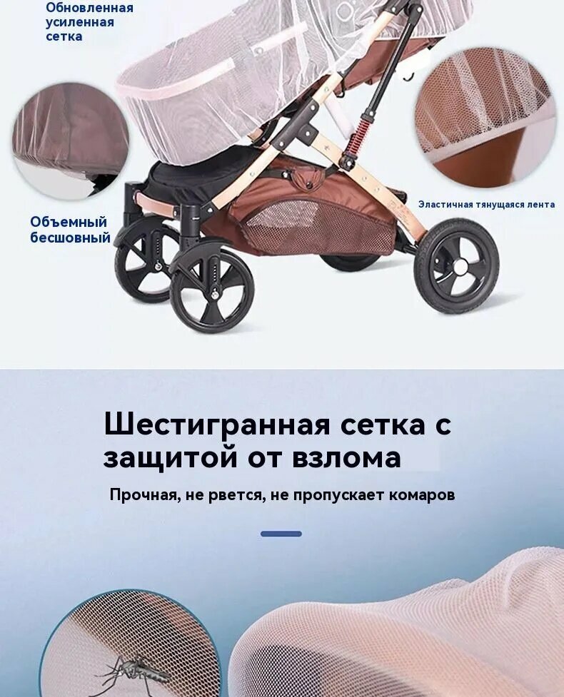 Москитная сетка для коляски — фото 1