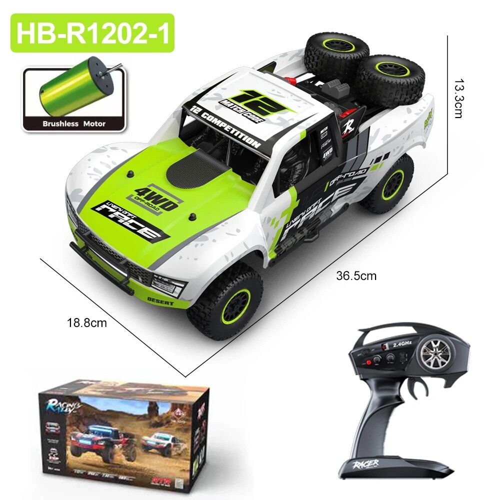 R1201 Радиоуправляемая машина 1:12 4WD 2.4G бесщеточный 45 км/ч масляные амортизаторы круиз-контроль LED светом
