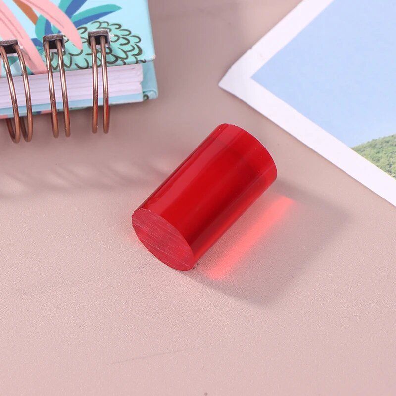 Красный акриловый наконечник для бильярдного кия Wine red