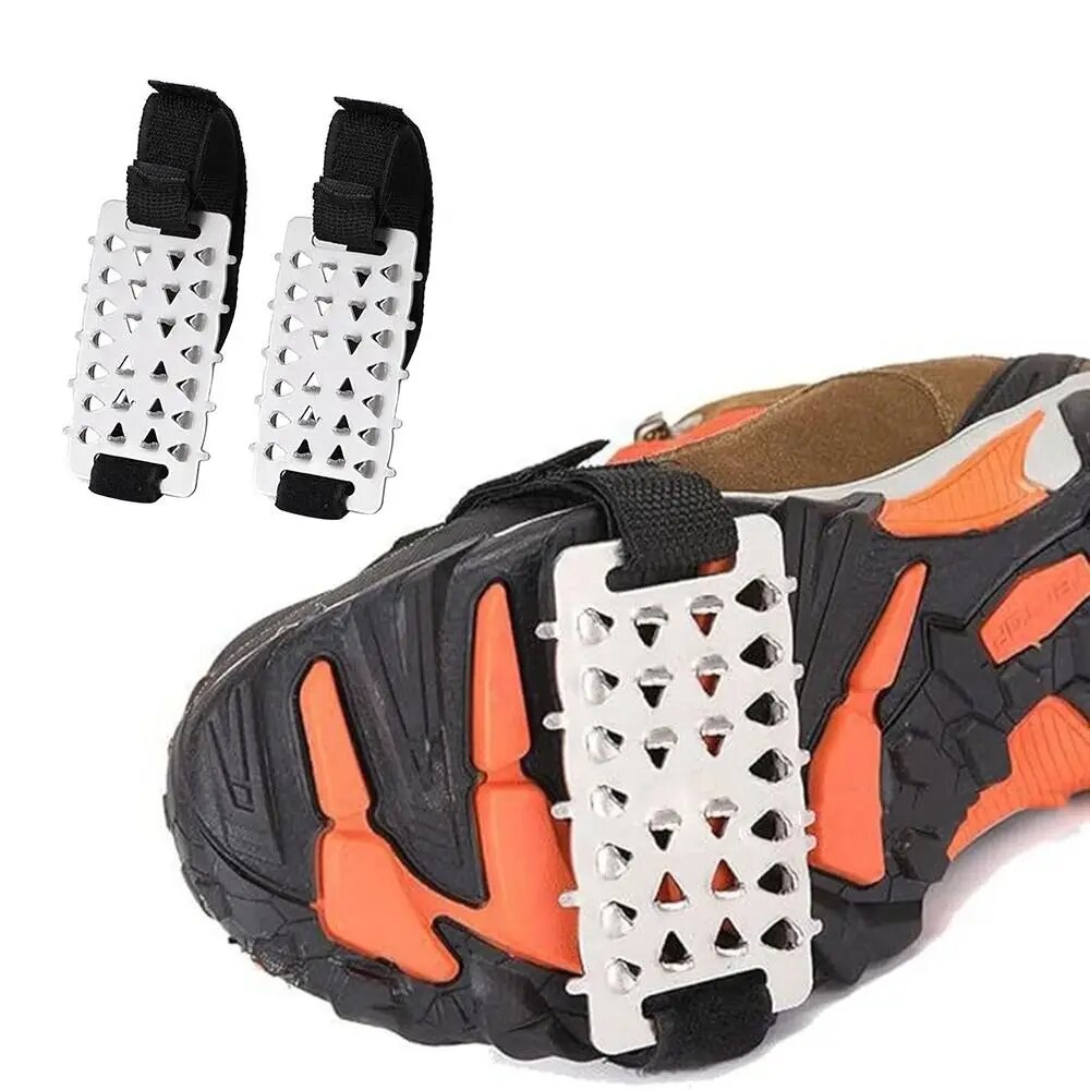 Новые 26-зубчатые шипы- crampons из нержавеющей стали, нескользящие накладки на обувь, противоскользящие захваты для льда для мужчин и женщин, для походных ботинок и обуви