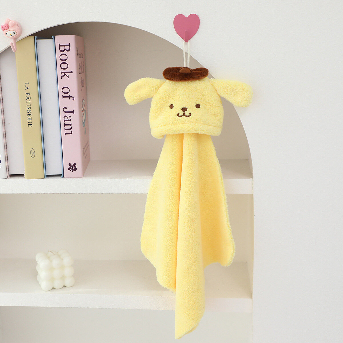 Кухонное полотенце/носовой платок из мультяшного кораллового флиса, вешается на вешалку, утолщенное, быстросохнущее, для ванной комнаты, очень впитывающее.