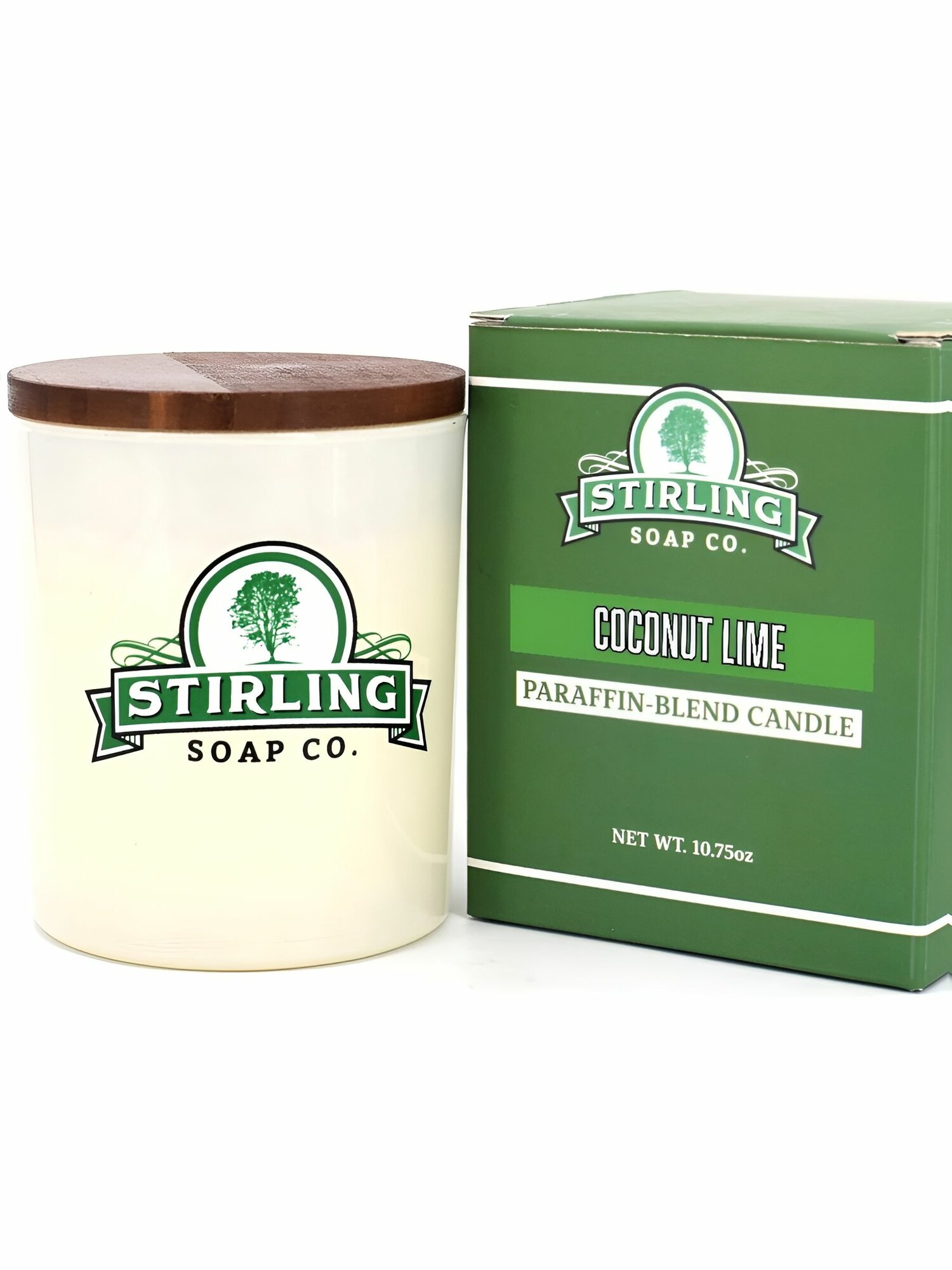 Stirling Свеча ароматическая большая "Coconut Lime" 318 мл США ручная работа