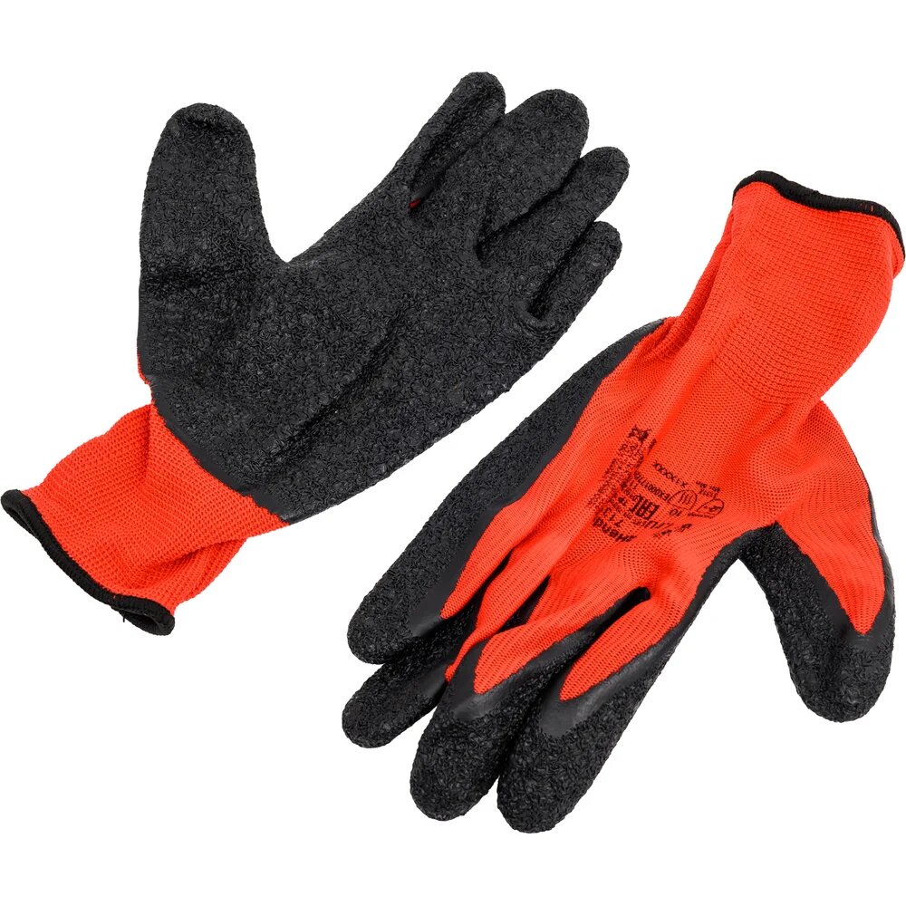 Перчатки 2Hands нейлон/латексное покрытие, 7132, ладони и пальцев 7132 - 10, прочного материала, защищают — фото 1