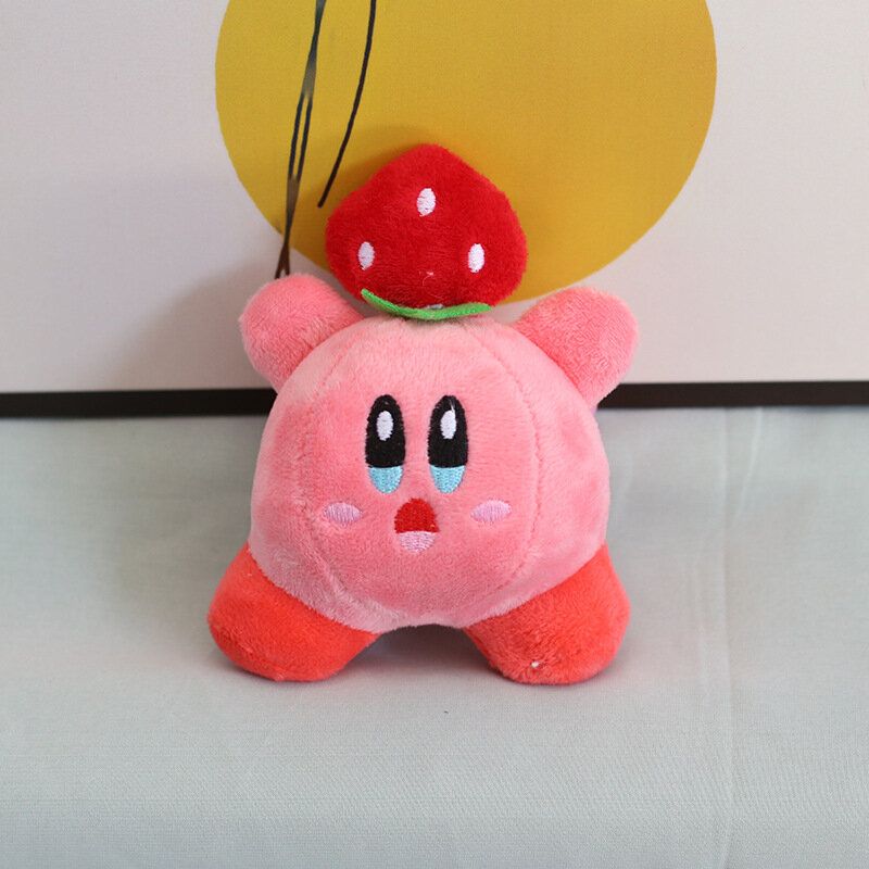 Плюшевая игрушка-подвеска из серии Кирби, кукла для автоматов с игрушками, подвеска для сумки, мини-брелок Клубничная