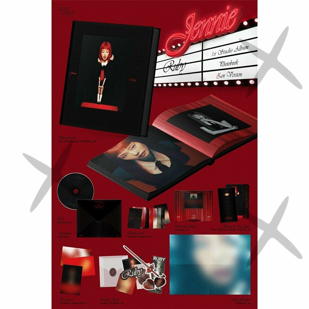 Альбомы JENNIE - The 1st Studio Album Ruby — фото 1