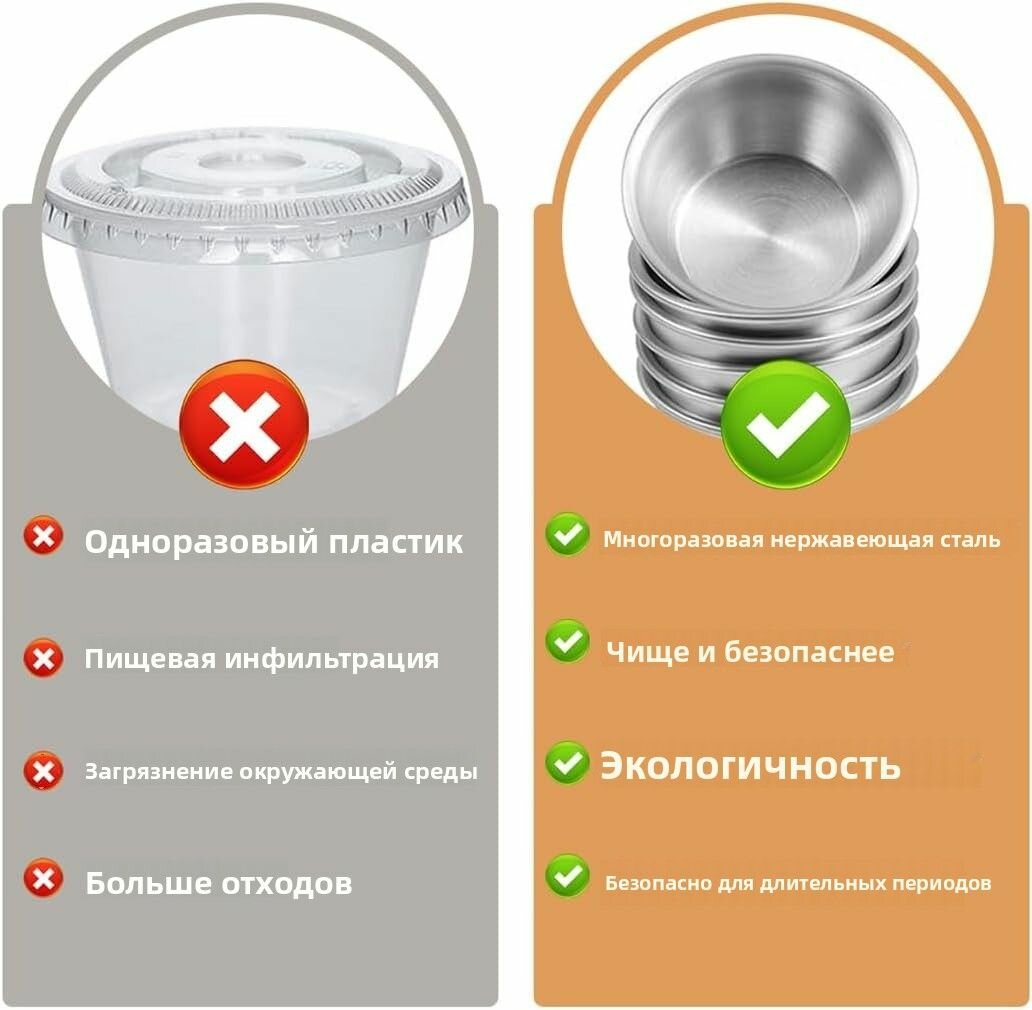 Емкость для соуса, 8 шт — фото 1