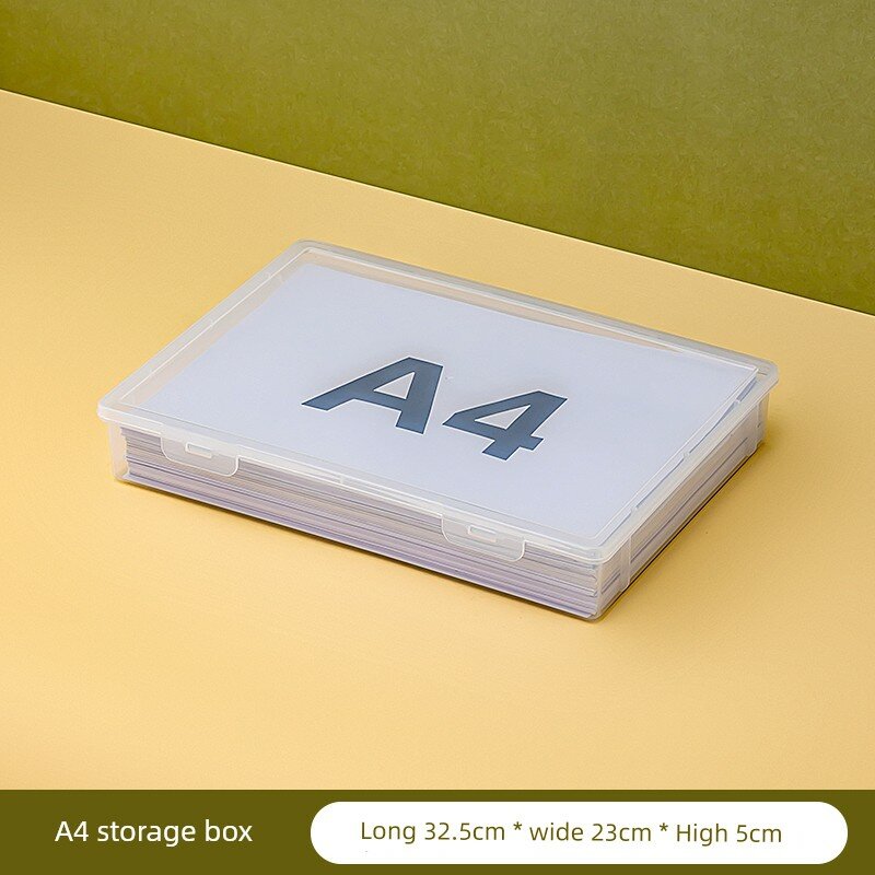 Прозрачный короб для хранения документов формата А3 для бумаги для копирования и печати, студенческих сертификатов,