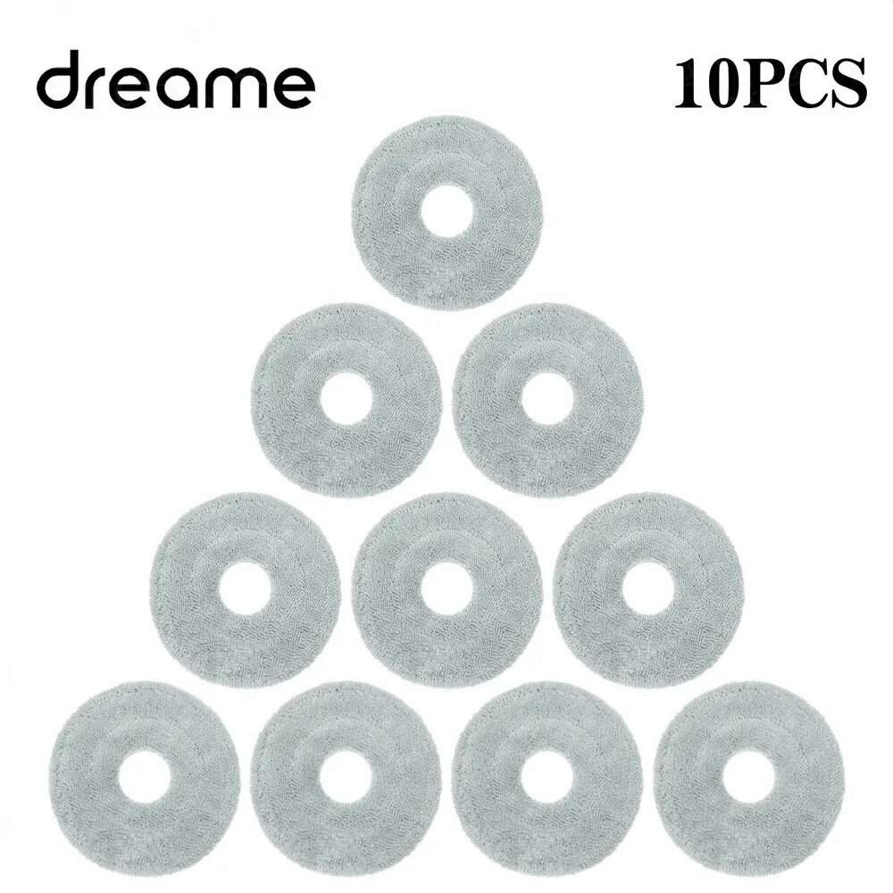 Комплект для Dreame X50 Ultra/L40S Pro Ultra/X50 Master: Основная щетка, боковая щетка, HEPA-фильтр, тряпка для мытья, пылесборник