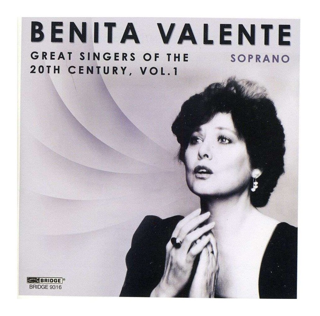 Диск Great Singers of the 20th Century Vol.1 - Benita Valente (1 CD)