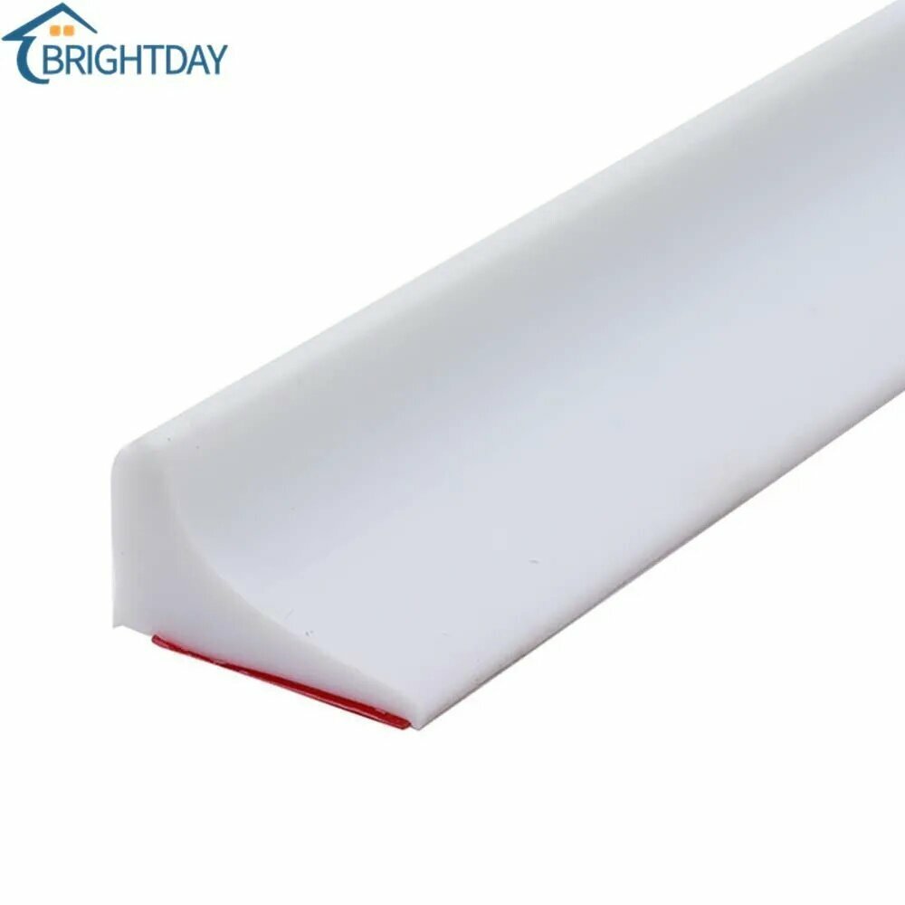 Силиконовый сгибаемый водяной барьер для душа, самоклеящийся, удерживающая полоса для воды для ванной комнаты