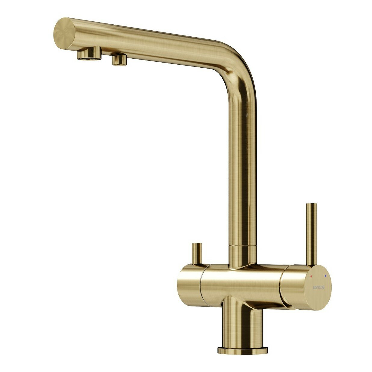 Смеситель для кухни Sancos Foster SC4014BG брашированное золото