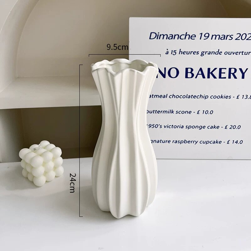 Элитная минималистичная керамическая ваза для тумбы под ТВ, настольное украшение, декор для дома, для гостиной, для